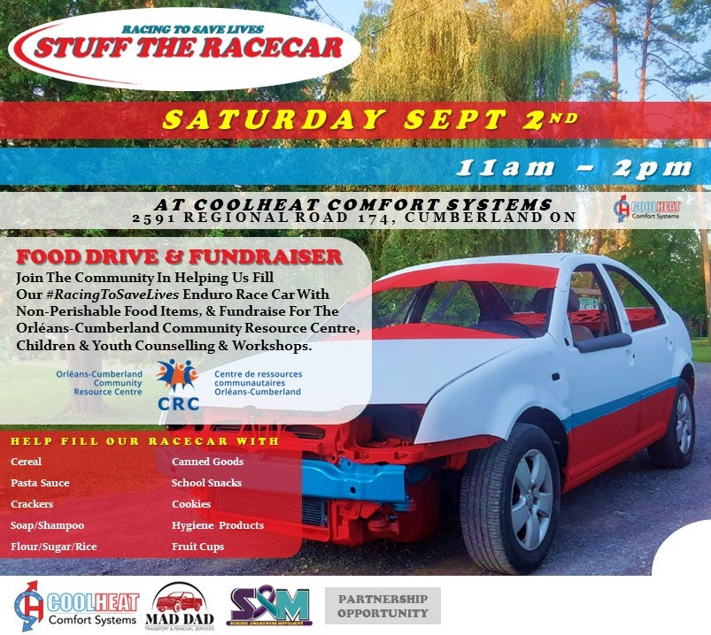 2023 Stuff The Race Car - Food Drive & Fundraiser | #RacingToSaveLives