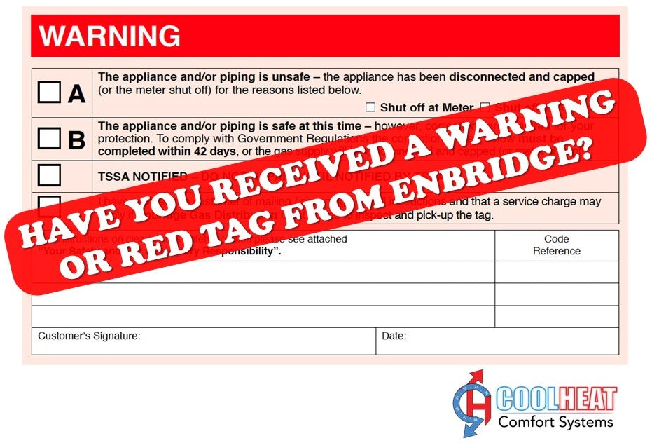 What To Do When Your Gas Appliance Is Red-Tagged Or Warning Tagged ...